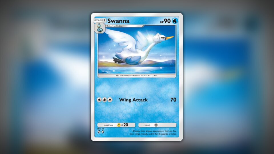 Swanna (Genetic Apex #86/226, 2-Diamonds) | Pokémon TCG Pocket