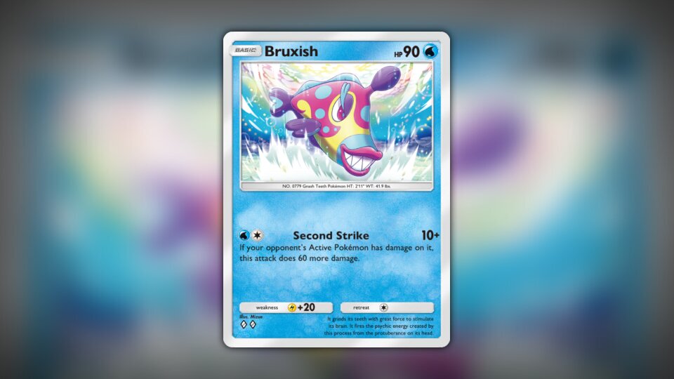 Bruxish (#91, ♦️♦️, Genetic Apex) • Pokémon TCG Pocket