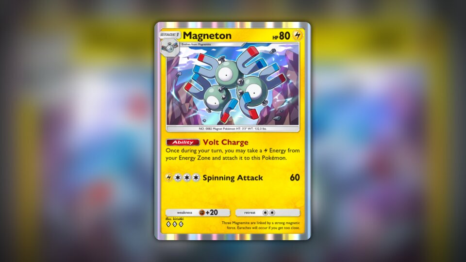 Magneton (#98, ♦️♦️♦️, Genetic Apex) • Pokémon TCG Pocket