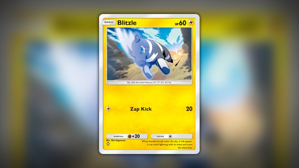 Blitzle (#105, ♦️, Genetic Apex) • Pokémon TCG Pocket