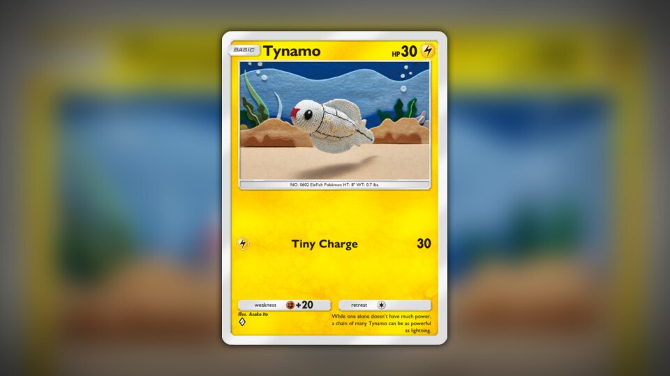 Tynamo (#107, ♦️, Genetic Apex) • Pokémon TCG Pocket
