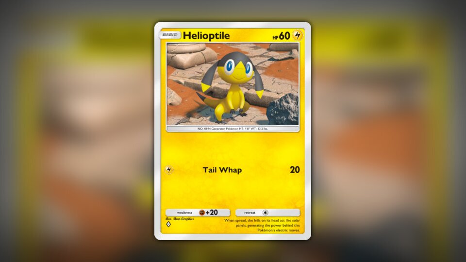 Helioptile Pokemon