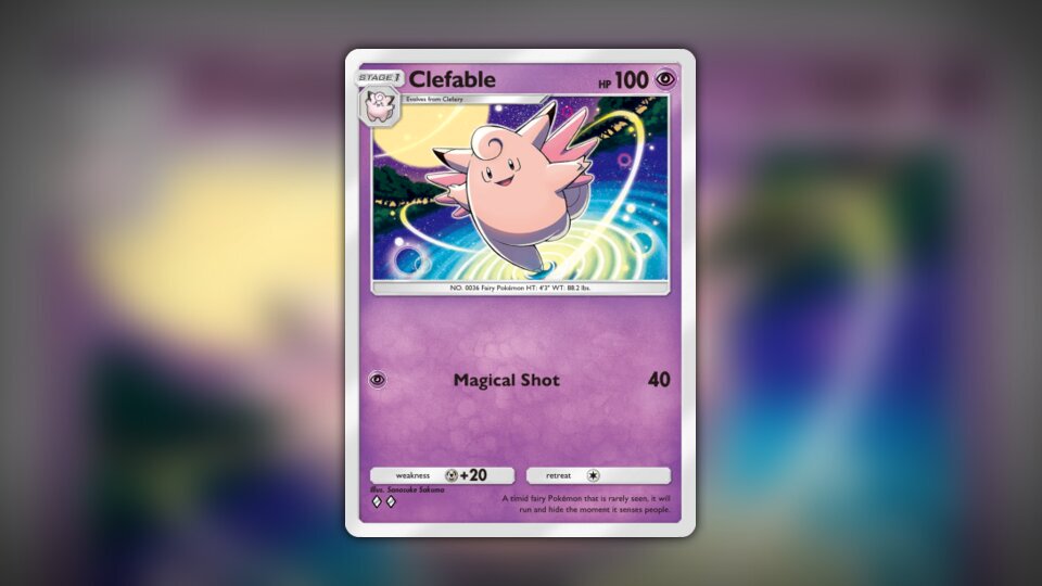 Clefable (#114, ♦️♦️, Genetic Apex) • Pokémon TCG Pocket