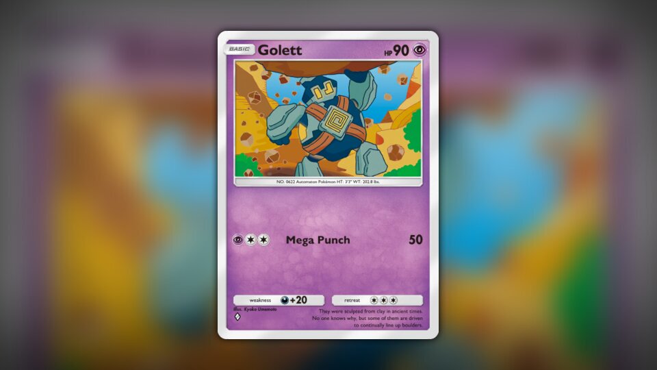 Golett (#135, ♦️, Genetic Apex) • Pokémon TCG Pocket