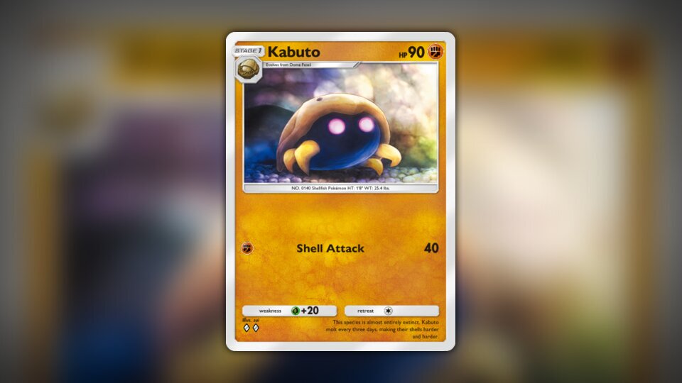Kabuto (Genetic Apex #158/226, 2-Diamonds) | Pokémon TCG Pocket