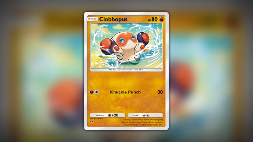 Clobbopus (#162, ♦️, Genes Formidables) • Pokémon TCG Pocket