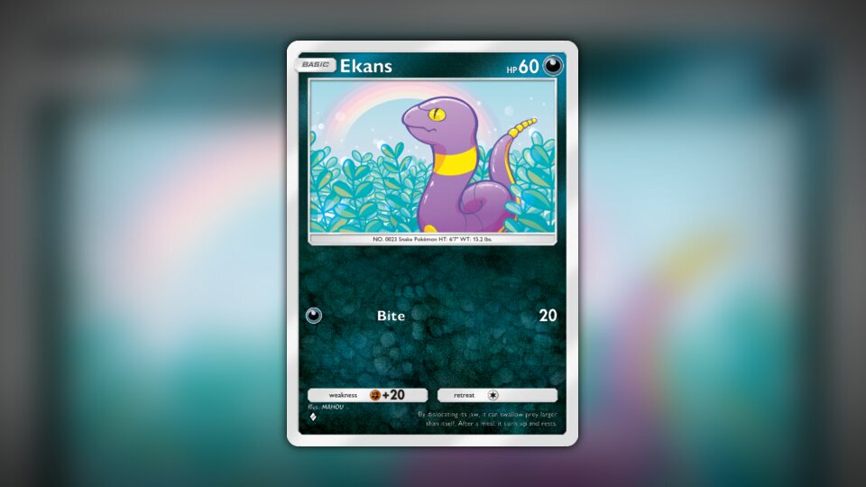 Ekans (Genetic Apex #164/226, 1-Diamond) | Pokémon TCG Pocket