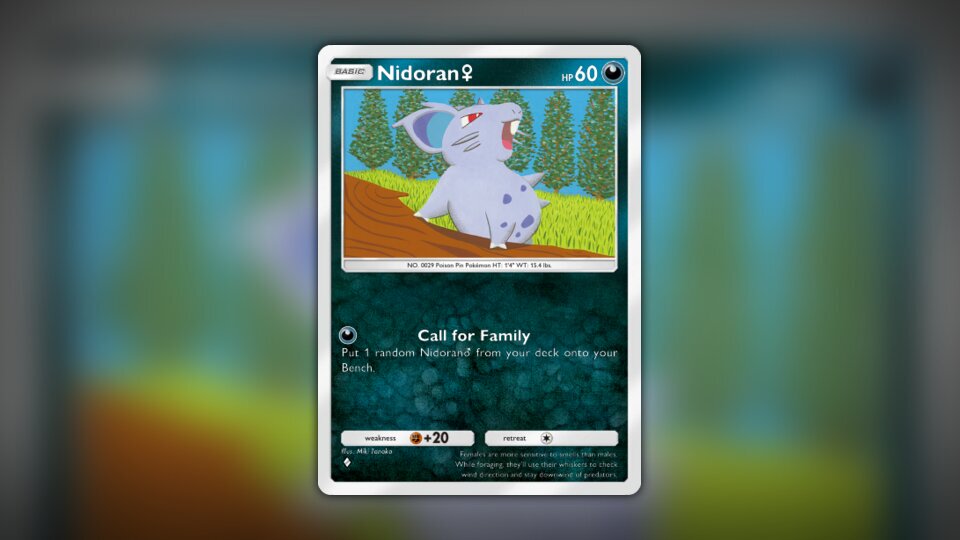 Nidoran♂ (#166, ♦️, Genetic Apex) • Pokémon TCG Pocket