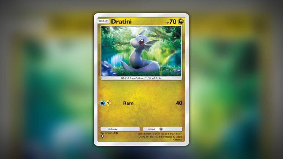 Dratini (#183, ♦️, Genetic Apex) • Pokémon TCG Pocket