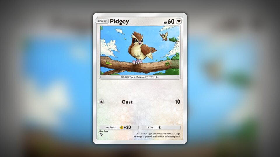 Pidgey (Genes Formidables #186/226, 1-Diamante) | Pokémon TCG Pocket