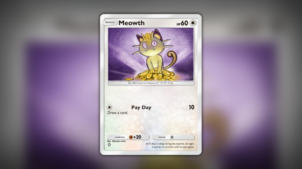 Meowth (Genes Formidables #196/226, 1-Diamante) | Pokémon TCG Pocket