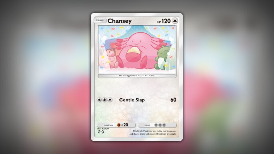 Chansey (#202, ♦️♦️, Genetic Apex) • Pokémon TCG Pocket