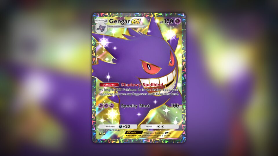 Gengar ex (#261, ⭐⭐, Genetic Apex) • Pokémon TCG Pocket