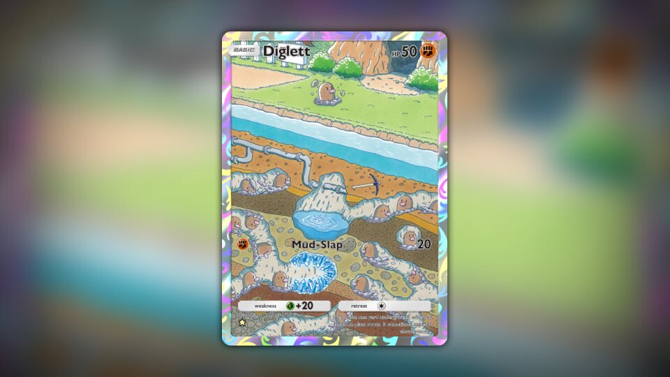 Diglett (#238, ⭐, Genes Formidables) • Pokémon TCG Pocket