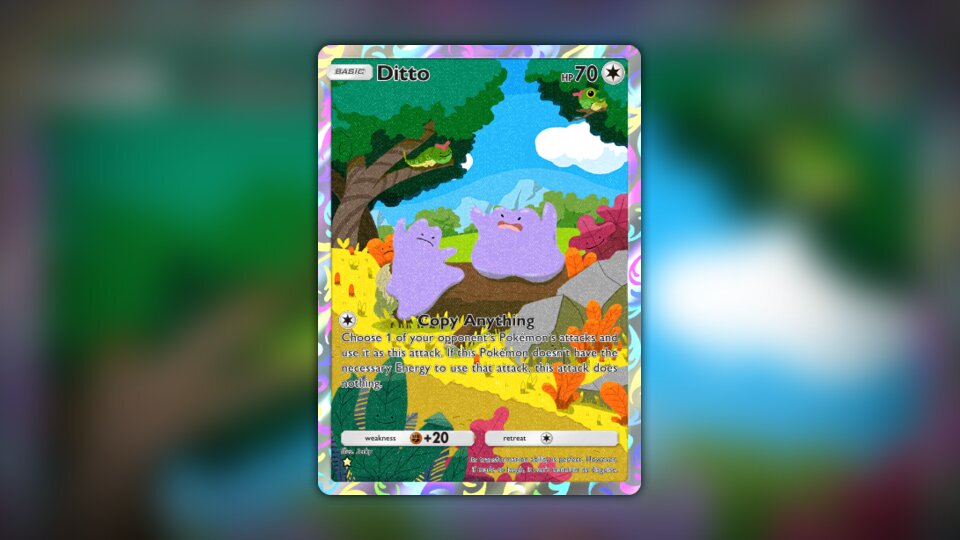 Ditto (#247, ⭐, Genetic Apex) • Pokémon TCG Pocket