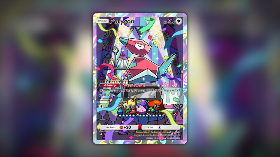 Porygon (#249, ⭐, Genes Formidables) • Pokémon TCG Pocket