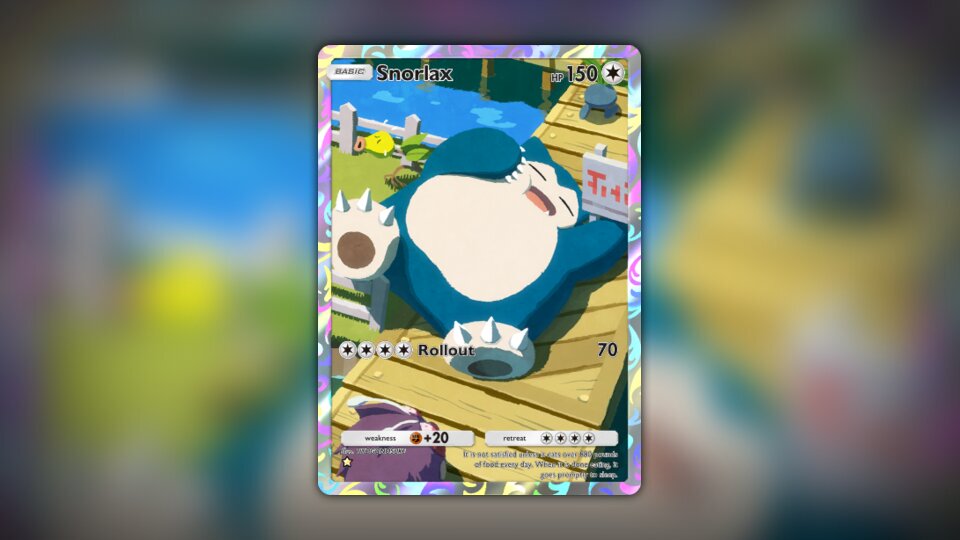 snorlax mega evolution card