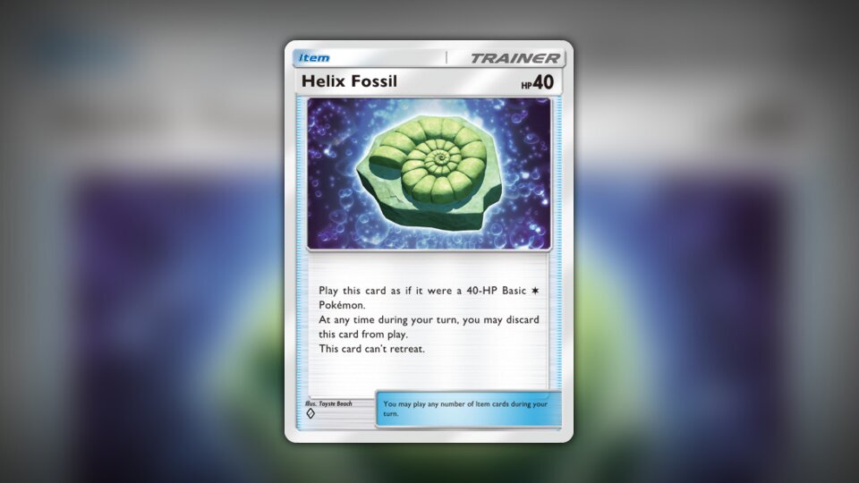 Helix Fossil (Genetic Apex #216/226, 1-Diamond) | Pokémon TCG Pocket