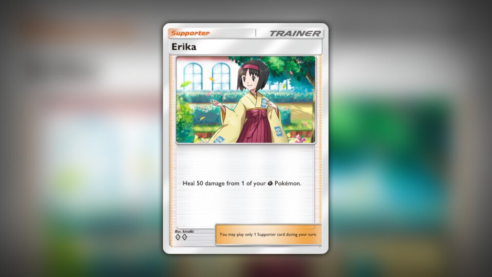 Erika (#219, ♦️♦️, Genetic Apex) • Pokémon TCG Pocket