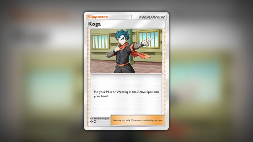 Koga (#222, ♦️♦️, Genetic Apex) • Pokémon TCG Pocket