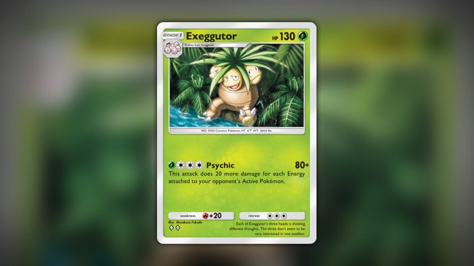 Exeggutor (#2, ♦️♦️, Mythical Island) • Pokémon TCG Pocket