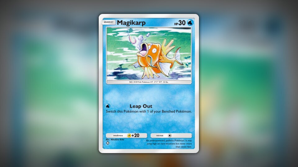 Magikarp (#17, ♦️, Mythical Island) • Pokémon TCG Pocket
