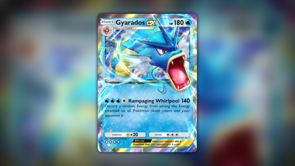 Gyarados ex (#18, ♦️♦️♦️♦️, Mythical Island) • Pokémon TCG Pocket