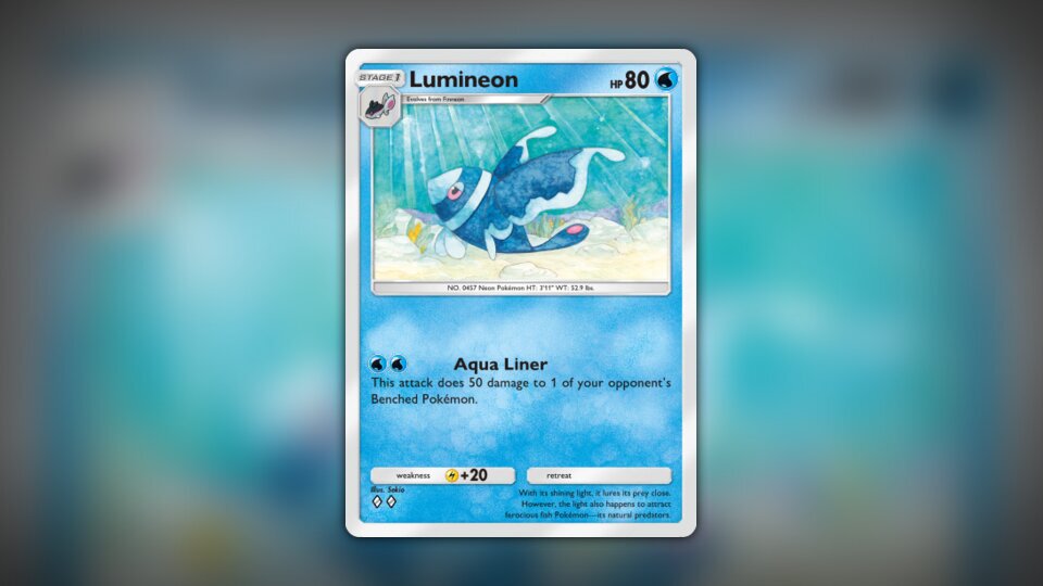 Lumineon (#21, ♦️♦️, La Isla Singular) • Pokémon TCG Pocket