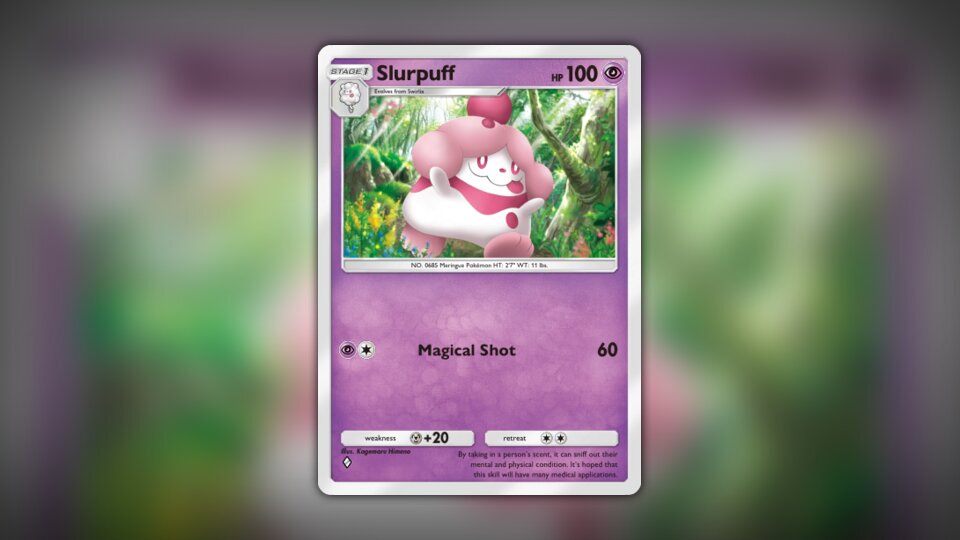 Slurpuff (#40, ♦️, Mythical Island) • Pokémon TCG Pocket