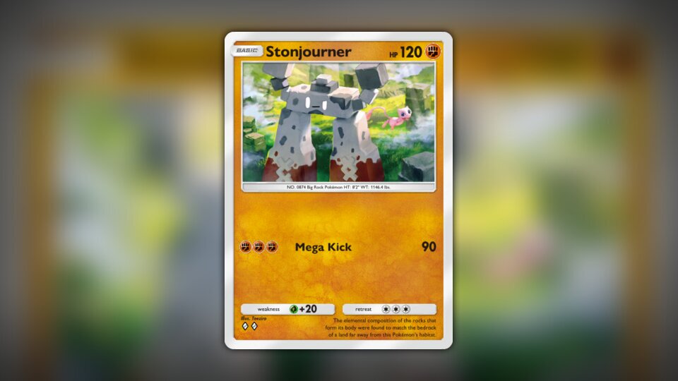 Stonjourner (La Isla Singular #48/86, 2-Diamantes) | Pokémon TCG Pocket