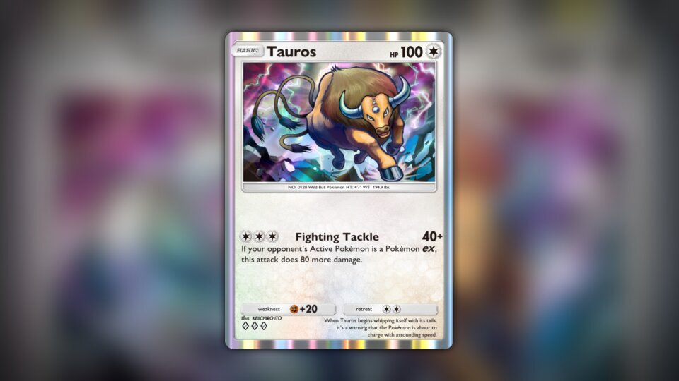 Tauros (#60, ♦️♦️♦️, La Isla Singular) • Pokémon TCG Pocket