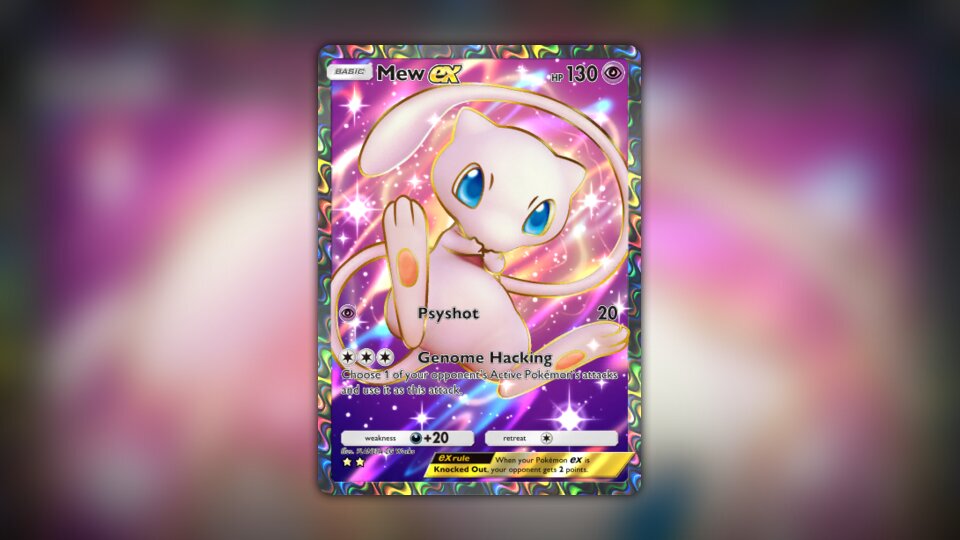 Mew ex (Mythical Island #77/86, 2-Stars) | Pokémon TCG Pocket