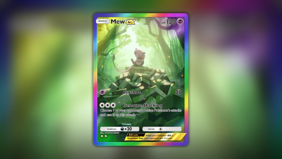Mew ex (Mythical Island #83/86, 2-Stars) | Pokémon TCG Pocket