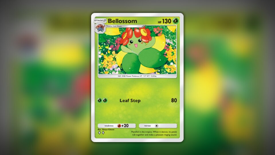 Bellossom (#3, ♦️♦️, Space-Time Smackdown) • Pokémon TCG Pocket