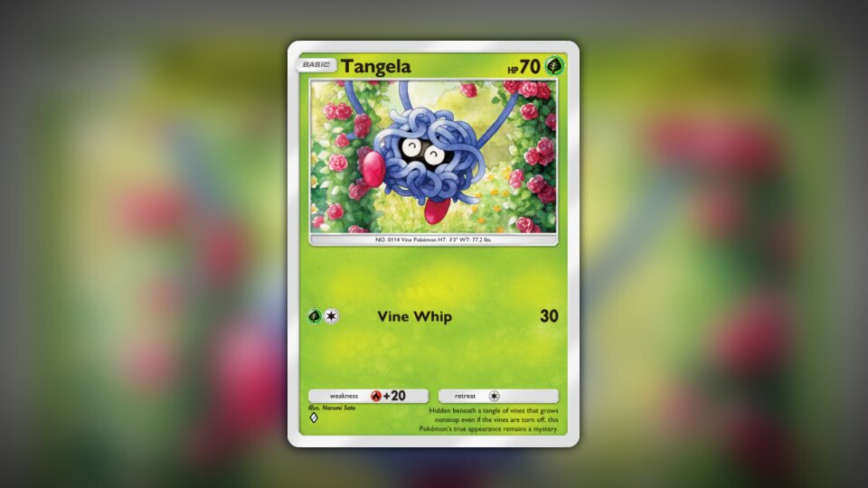 Tangela (Space-Time Smackdown #4/208, 1-Diamond) | Pokémon TCG Pocket