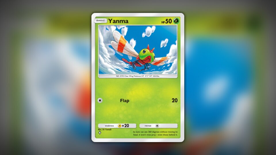 Yanma (#6, ♦️, Space-Time Smackdown) • Pokémon TCG Pocket