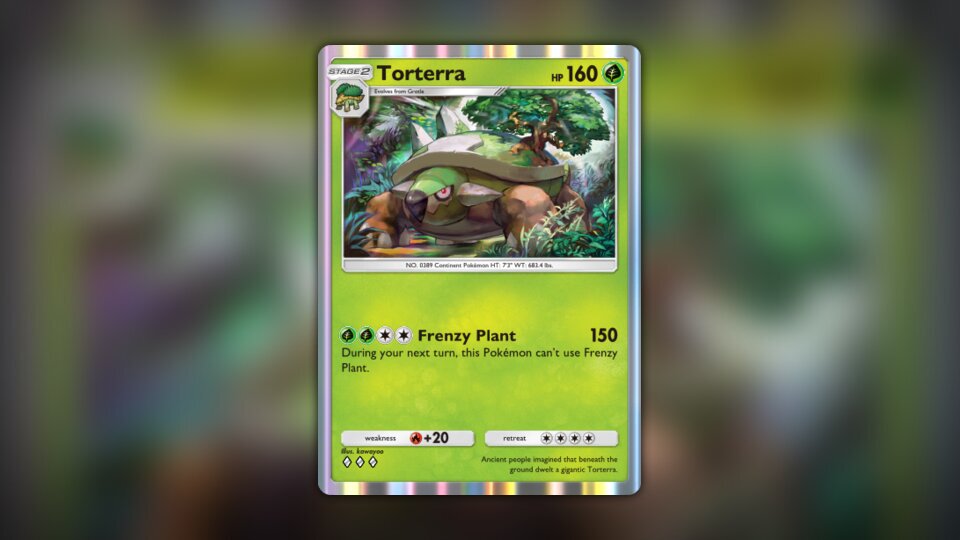 Torterra (Pugna Espaciotemporal #12/208, 3-Diamantes) | Pokémon TCG Pocket