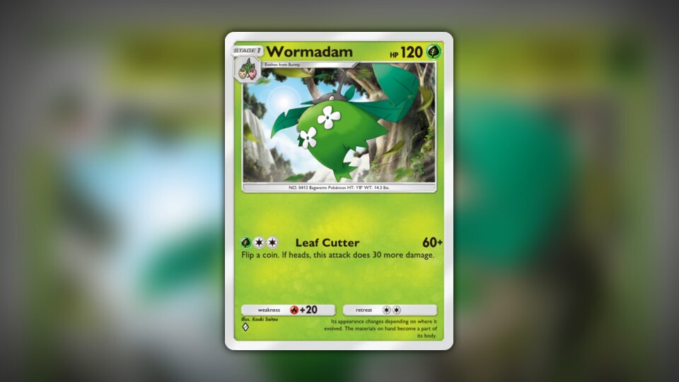 Wormadam (Space-Time Smackdown #16/208, 1-Diamond) | Pokémon TCG Pocket