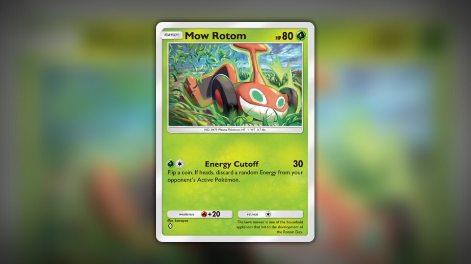 Mow Rotom (#21, ♦️, Space-Time Smackdown) • Pokémon TCG Pocket