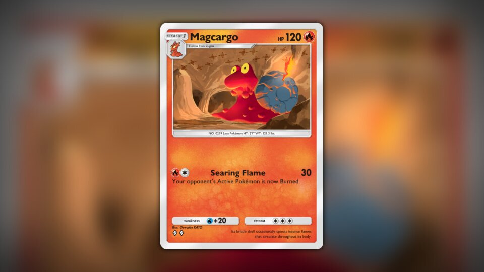 Magcargo (Space-Time Smackdown #26/208, 2-Diamonds) | Pokémon TCG Pocket