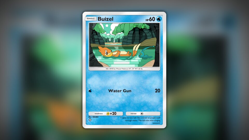 Buizel (Space-Time Smackdown #38/208, 1-Diamond) | Pokémon TCG Pocket
