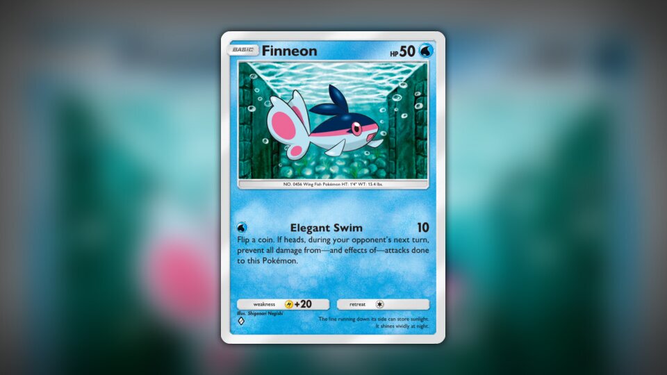 Finneon (#42, ♦️, Space-Time Smackdown) • Pokémon TCG Pocket