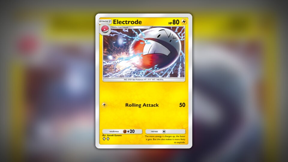 Electrode (#55, ♦️♦️, Space-Time Smackdown) • Pokémon TCG Pocket