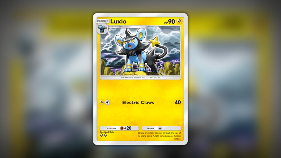 Luxio (#59, ♦️♦️, Space-Time Smackdown) • Pokémon TCG Pocket