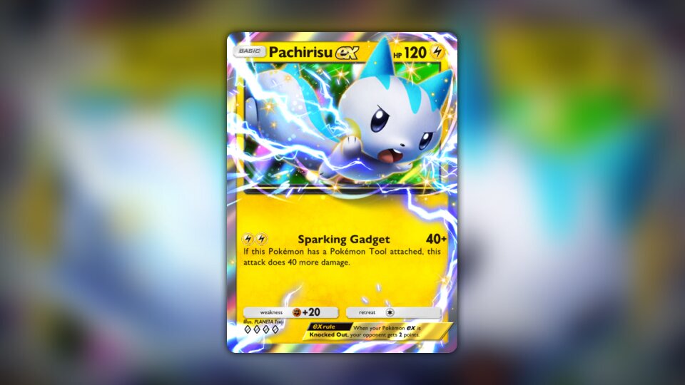 Pachirisu ex (#61, ♦️♦️♦️♦️, Space-Time Smackdown) • Pokémon TCG Pocket