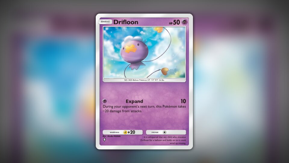 Drifloon (#73, ♦️, Space-Time Smackdown) • Pokémon TCG Pocket