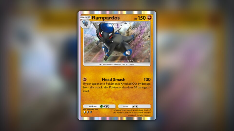 Rampardos (#89, ♦️♦️♦️, Space-Time Smackdown) • Pokémon TCG Pocket