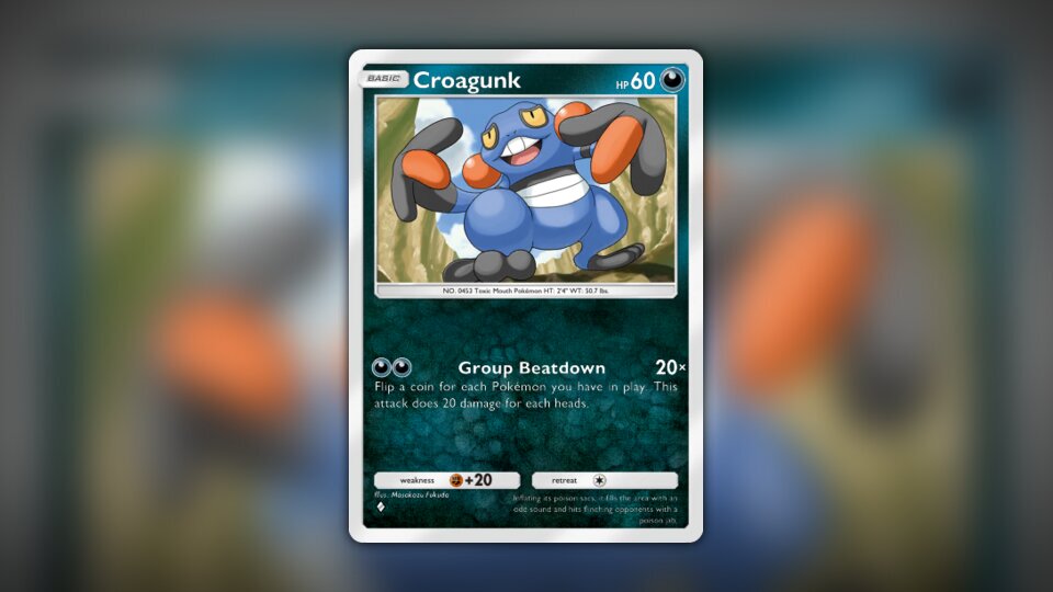 Croagunk (Space-Time Smackdown #107/208, 1-Diamond) | Pokémon TCG Pocket