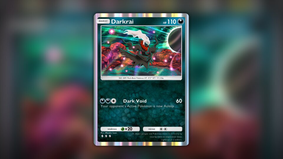Darkrai (#109, ♦️♦️♦️, Space-Time Smackdown) • Pokémon TCG Pocket