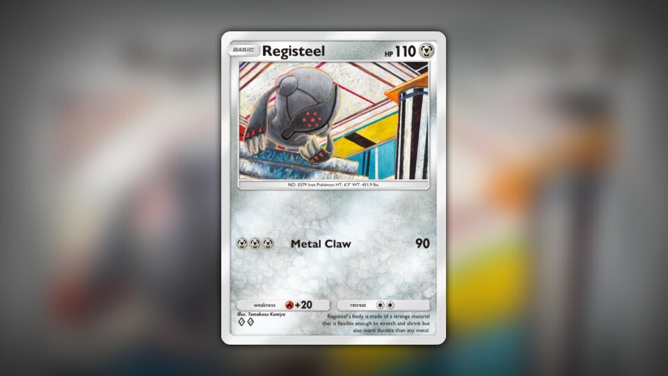 Registeel (Space-Time Smackdown #112/208, 2-Diamonds) | Pokémon TCG Pocket